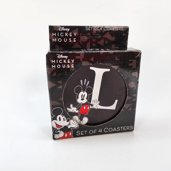 Zrike | Dining | Disneys Mickey Mouse Coasters Set Of Four L Nib | Poshmark